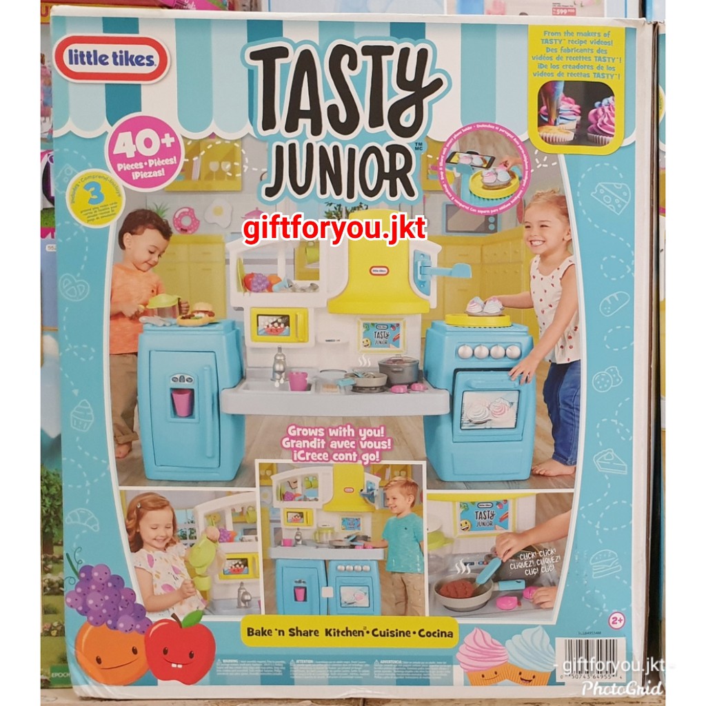 Jual Little Tikes Tasty Junior Bake 'N Share Kitchen Role Play Mainan ...