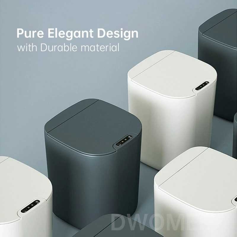 Jual Tempat Sampah Pintar Motion Sensor Otomatis Automatic Smart Trash 16L | Shopee Indonesia