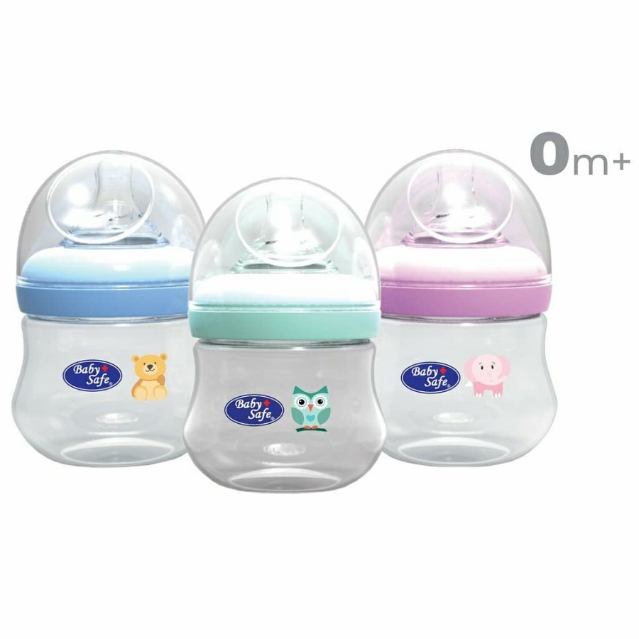 Jual BABY SAFE BOTOL SUSU WIDE NECK 125ML WNS001 DOUBLE VALVES / ANTI ...