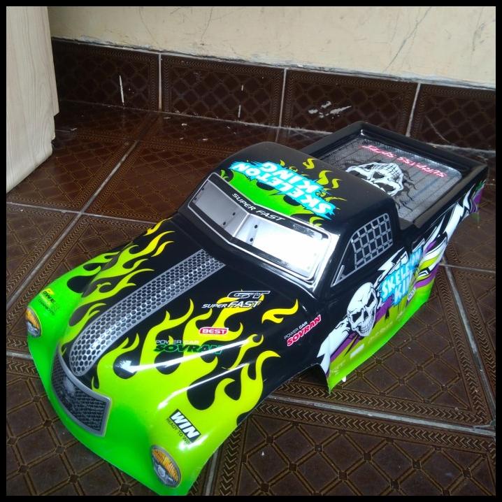 Jual Body Rc Monster Truck Skeleton King 1/8 Bahan Lexam | Shopee Indonesia
