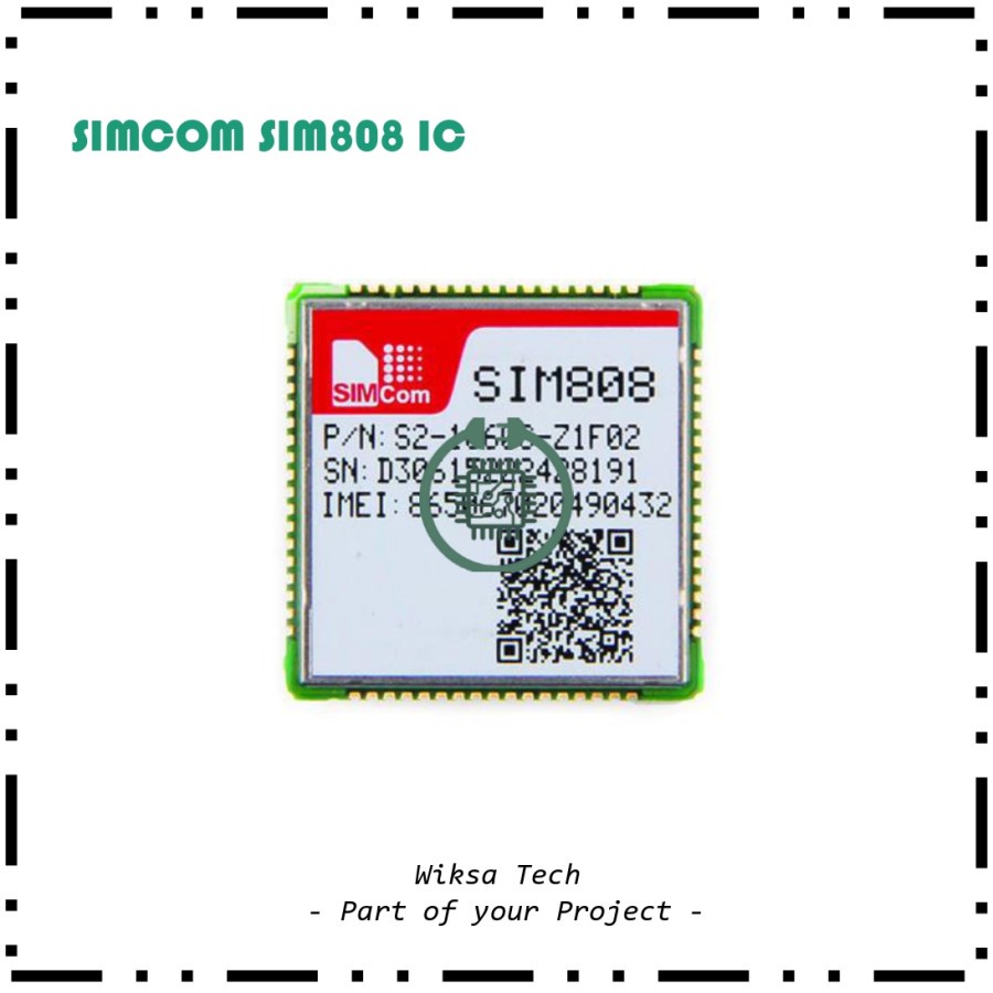 Jual SIMCOM SIM808 IC GSM / GPRS + GNSS - SIM808 IC | Shopee Indonesia
