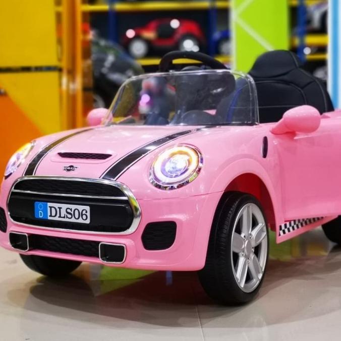 Jual Mainan Anak Mobil Aki Mini Cooper Yukita Dls 06 - Pink | Shopee ...