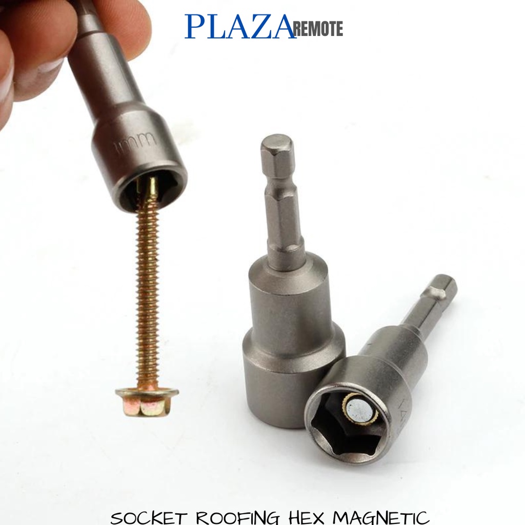 Jual MATA SOCKET BOR ROOFING MAGNETIC NUT 12 X 65 MM | Shopee Indonesia