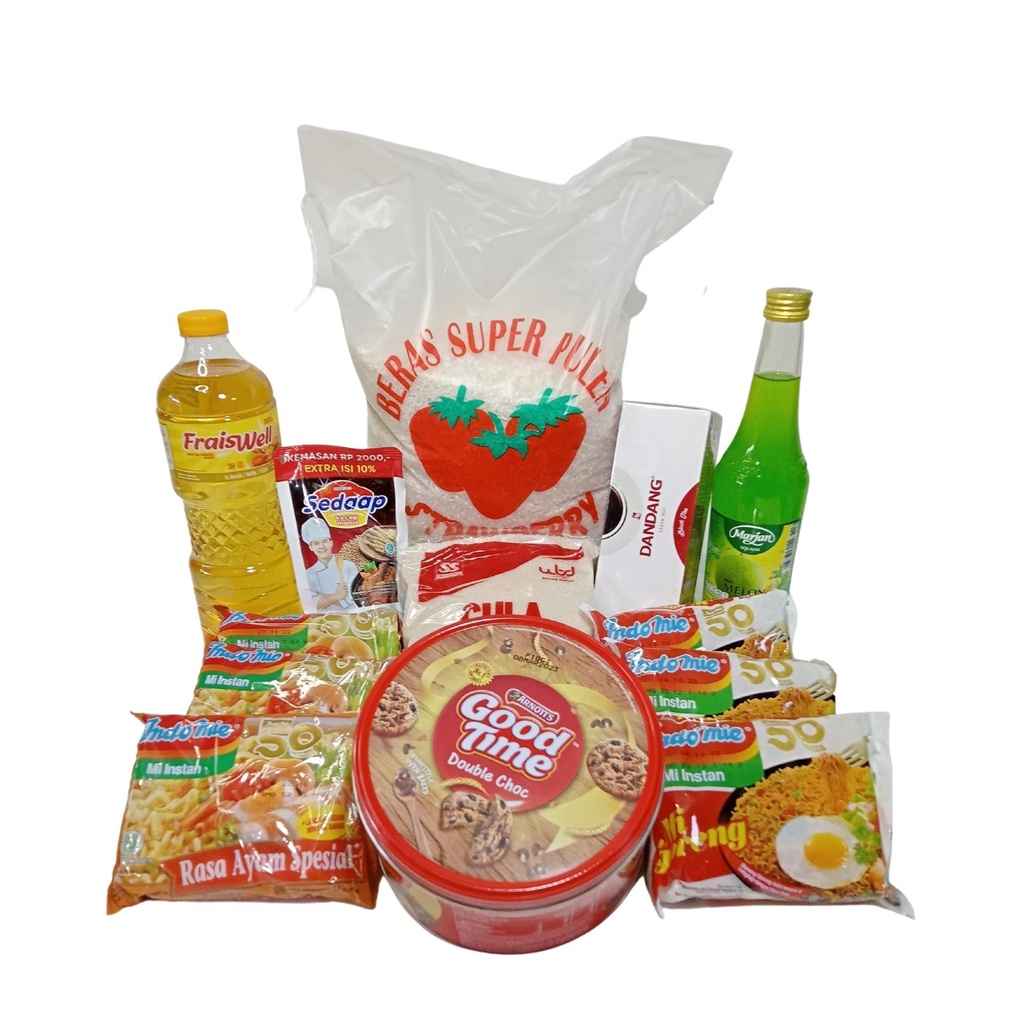 Jual Paket No 134 Sembako Parcel Hampers Lebaran Hadiah Parsel Ekonomis ...