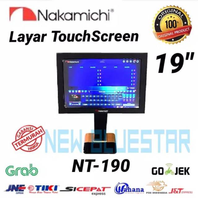 Jual Layar Monitor Touchscreen Nakamichi NT 190 Original 19 inch.NB | Shopee Indonesia