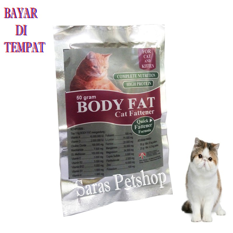 Jual VITAMIN GEMUK KUCING BADAN KURUS JADI GEMUK PENAMBAH NAFSU MAKAN ...