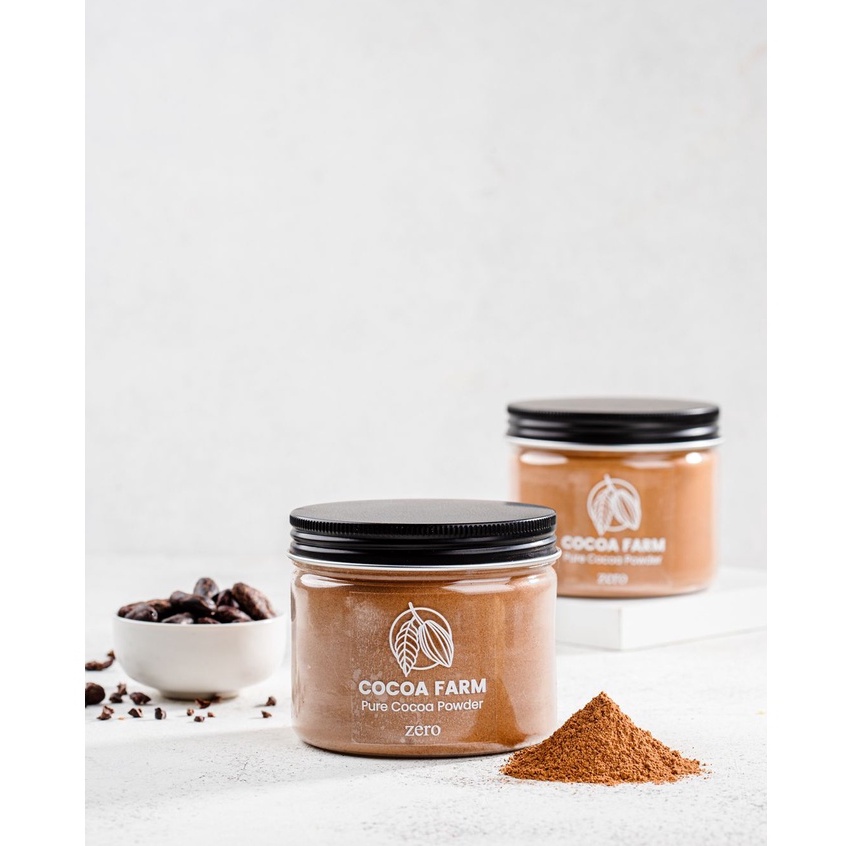 Jual Cocoa Farm ZERO Pure Cocoa Powder | Shopee Indonesia