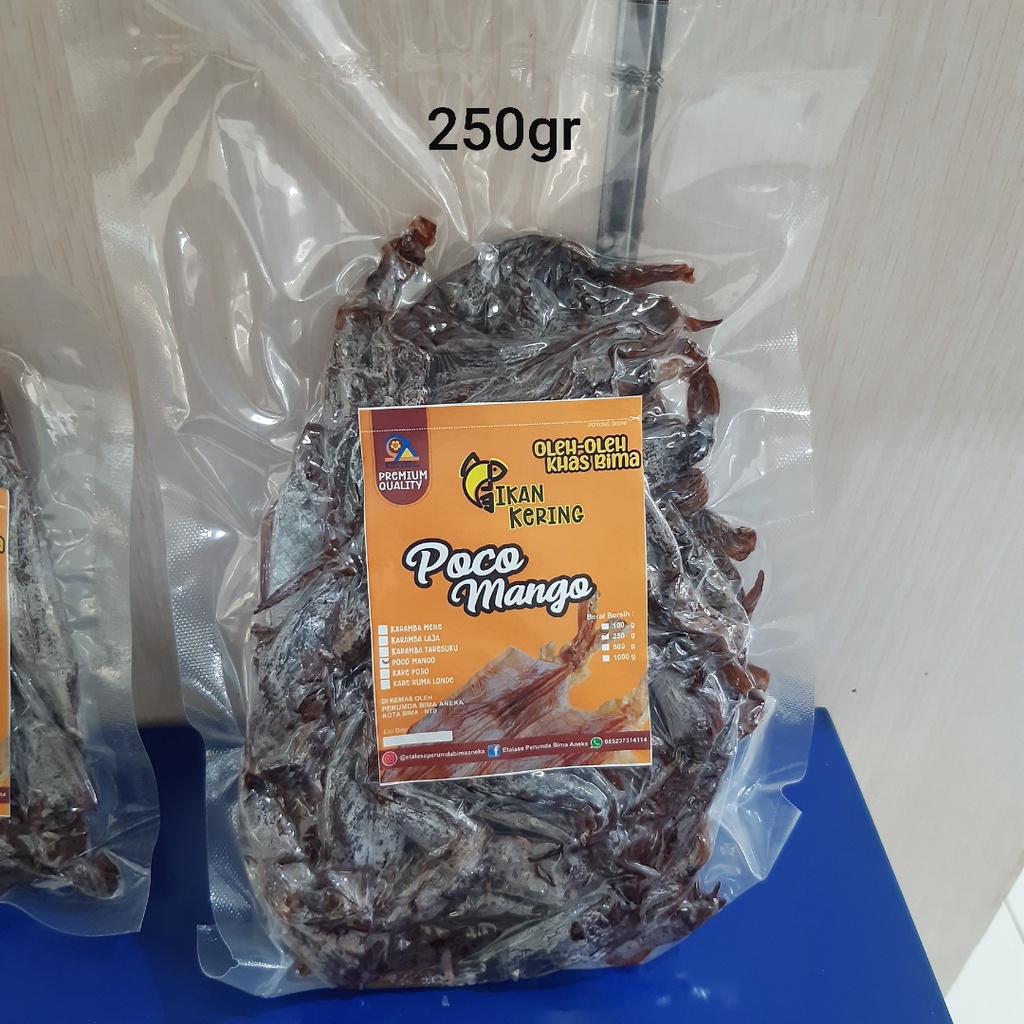 Jual Cumi kering & ikan teri asli bima / poco mango / uta karamba mene ...