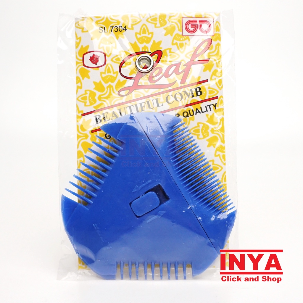 Jual SISIR SILET SASAK MODEL SEGITIGA LEAF BEAUTIFUL COMB - Sisir Komet - Salon - Barber ...