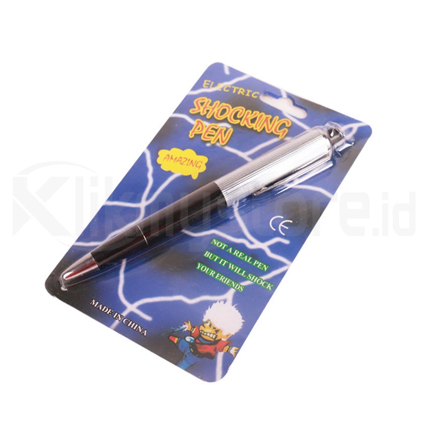 Jual Electric Shock Pen Pulpen Setrum Kejut Listrik Mainan Prank Pena ...