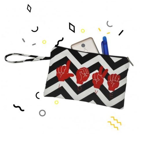 Jual Precious One Sign Language Pouch | Shopee Indonesia