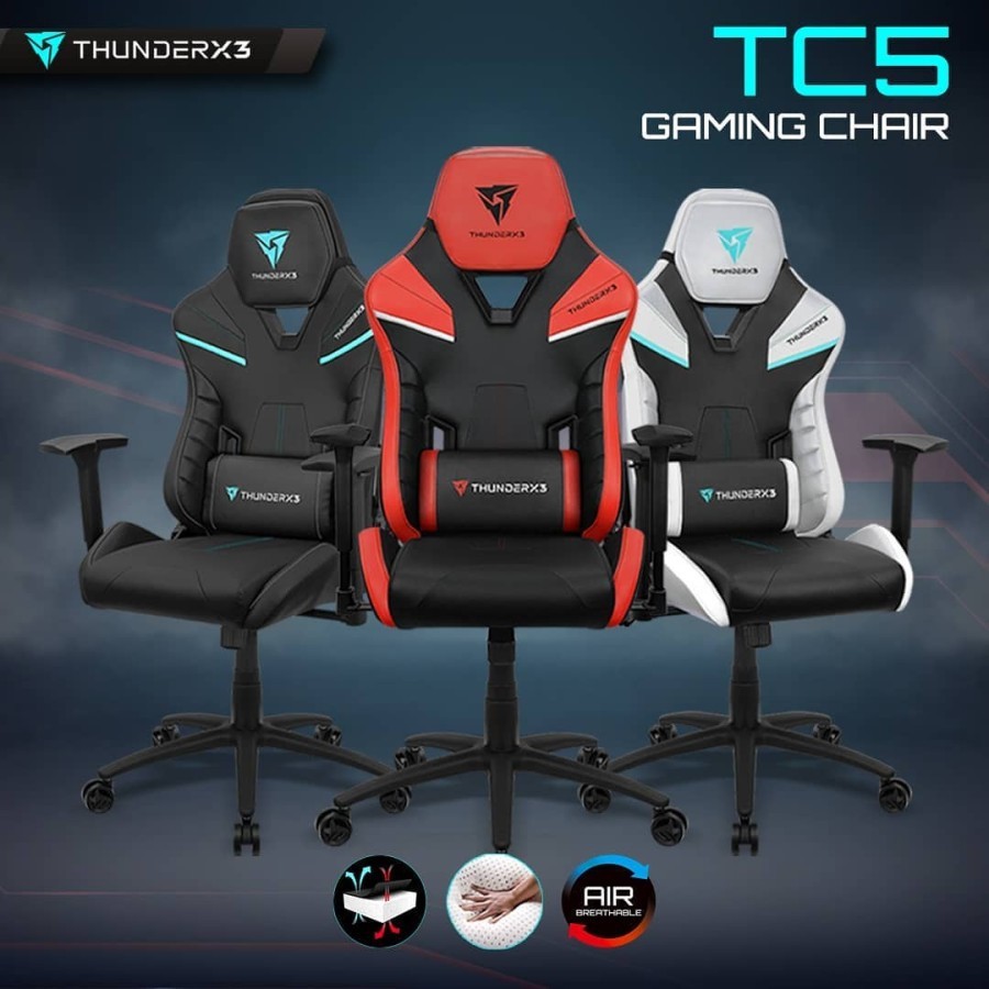 Jual ThunderX3 TC5 Gaming Chair - AeroCool Kursi Gaming TC-5 TC 5 ...