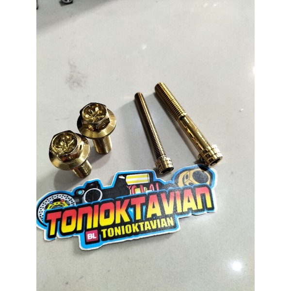 Jual Baut kaliper monoblok baut kerucut set motor Yamaha baut kaliper 4 piston yamaha | Shopee ...