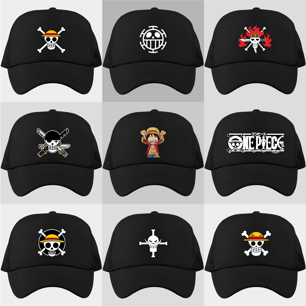 Jual Topi One Piece - Topi Trucker One Piece - Topi Luffy One Piece ...