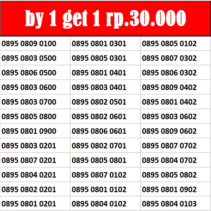 Jual kartu perdana tri cantik perdana three cantik kartu tree | Shopee ...