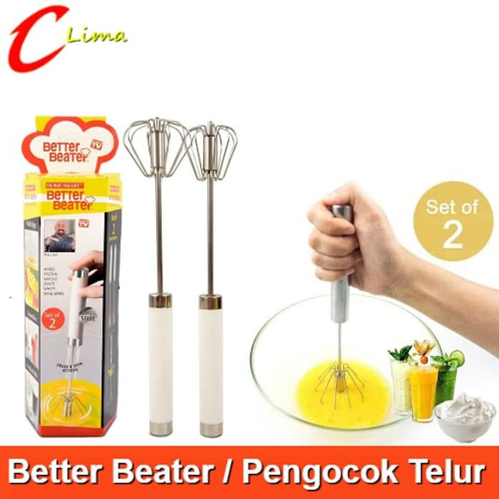 Jual Better Beater Hand Mixer Manual Pengocok Praktis Tanpa Listrik ...