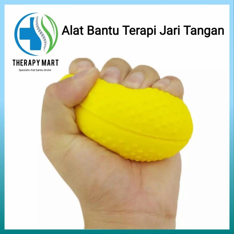 Jual Bola Terapi Tangan Stroke Bola Remas Elastis Melatih Otot Tangan ...