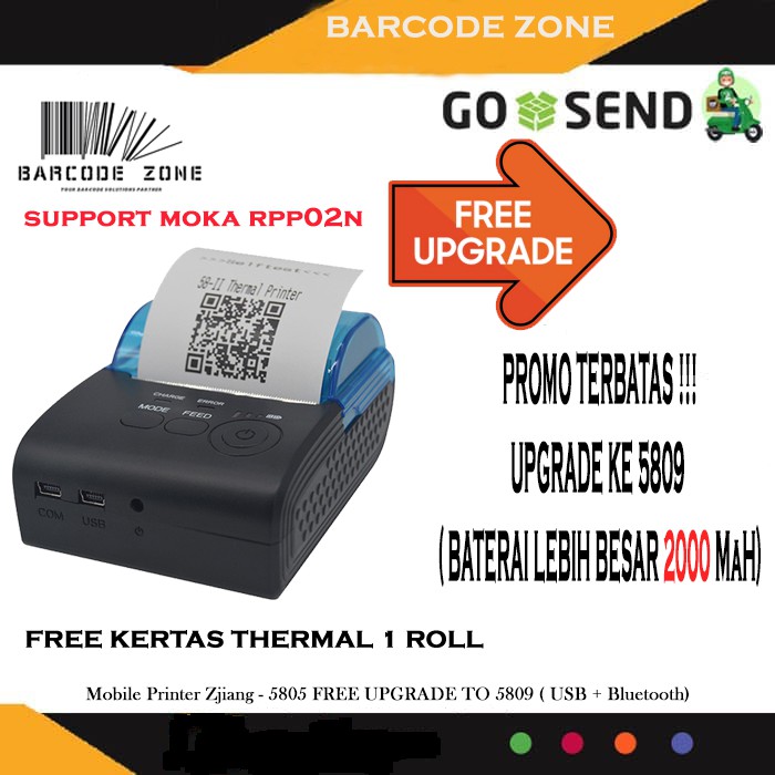 Jual MOBILE PRINTER ZJIANG ZJ-5805 PPOB / KASIR THERMAL BLUETOOTH ... Jual MOBILE PRINTER ZJIANG ZJ-5805 PPOB / KASIR THERMAL BLUETOOTH ...