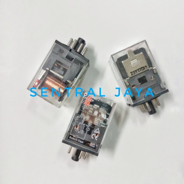 Jual Relay MKS2P / MK-S2P / MKS-2P 220Vac Omron ORIGINAL | Shopee Indonesia