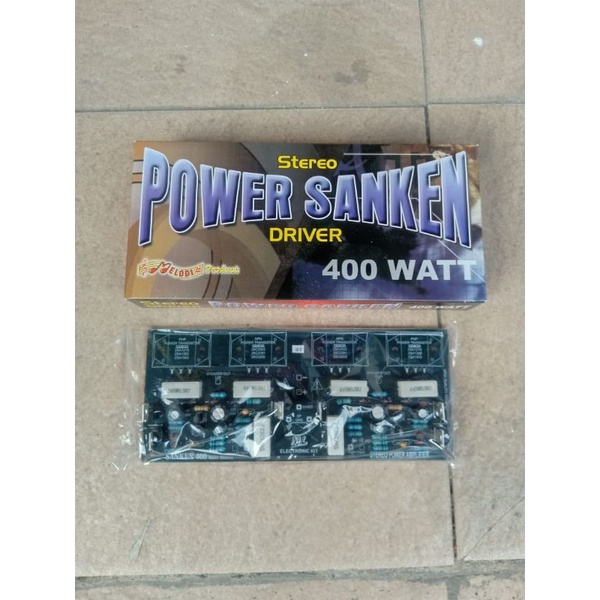 Jual kit driver power amplifier 400 watt sanken stereo | Shopee Indonesia