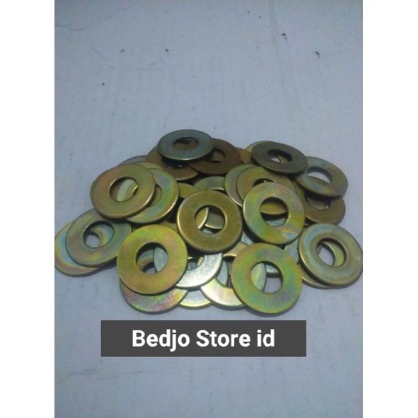 Jual Ring Plat untuk Baut 12 / Ring m8 lebar (50pcs) | Shopee Indonesia