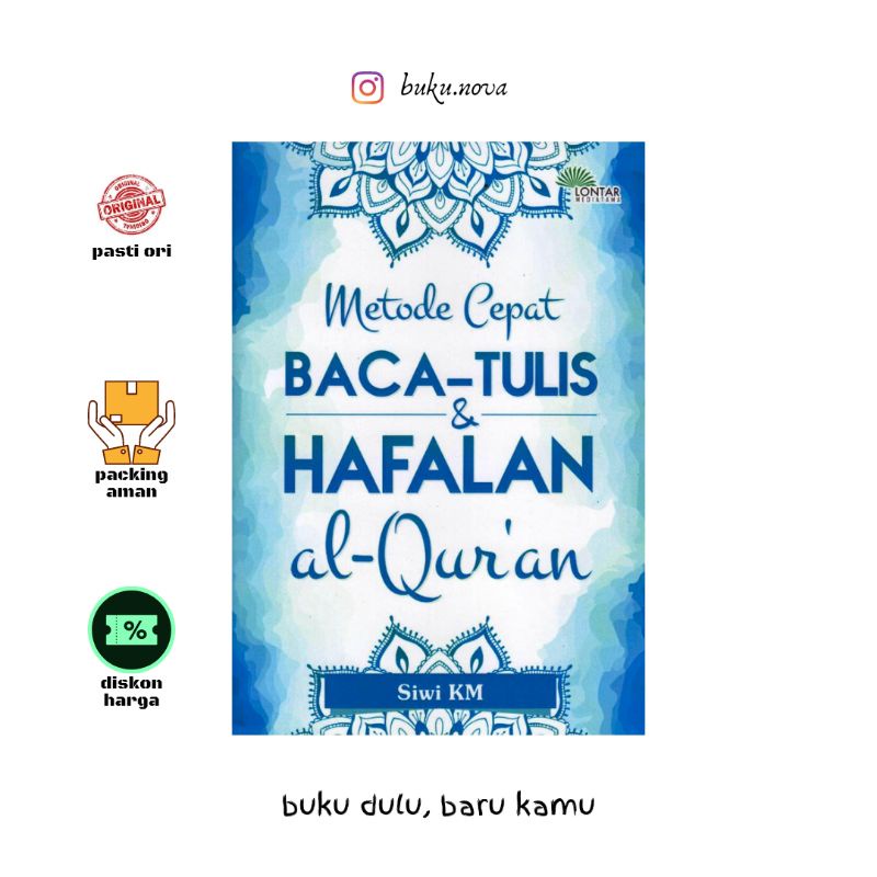 Jual Buku Metode Cepat Baca - Tulis & Hafalan Al-Qur'an | Shopee Indonesia