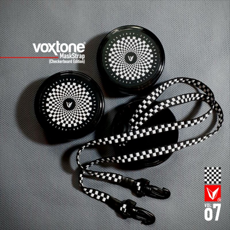 Jual Strap Masker Premium Voxtone Vol.07 Checkerboard Edition - Mask Strap/ Kalung Masker ...