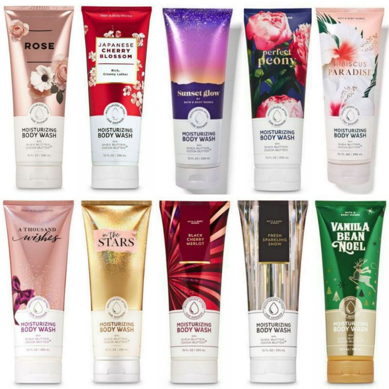 Jual BBW Bath and Body Works MOISTURIZING BODY WASH 296 ml collection ...