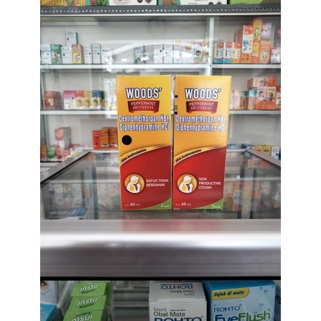 Jual woods merah batuk tidak berdahak 60 ml | Shopee Indonesia