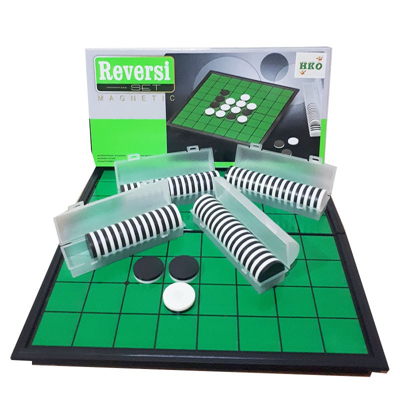Jual Board Game Reversi Set Magnetic Board Game Othello | Shopee Indonesia