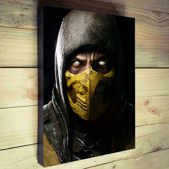 Jual Mortal Kombat Poster Dinding Kayu Hiasan Dinding Kamar Gamers ...