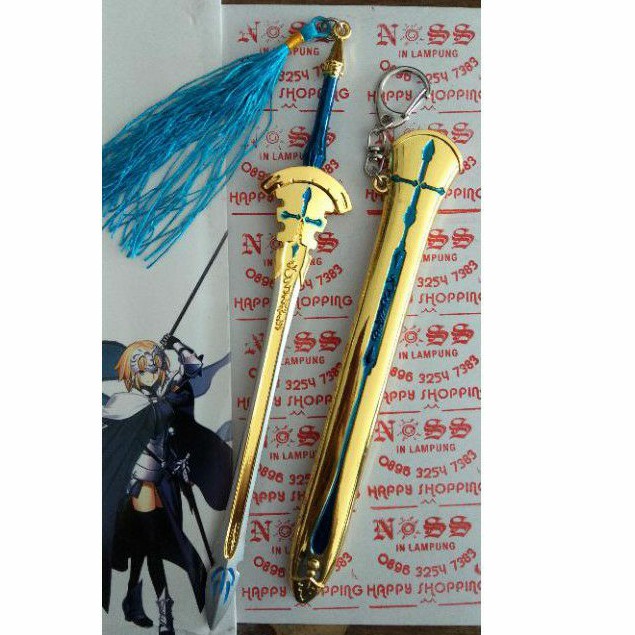 Jual Miniatur Pedang Berserker Lancelot Gold Arondight Fate | Shopee ...