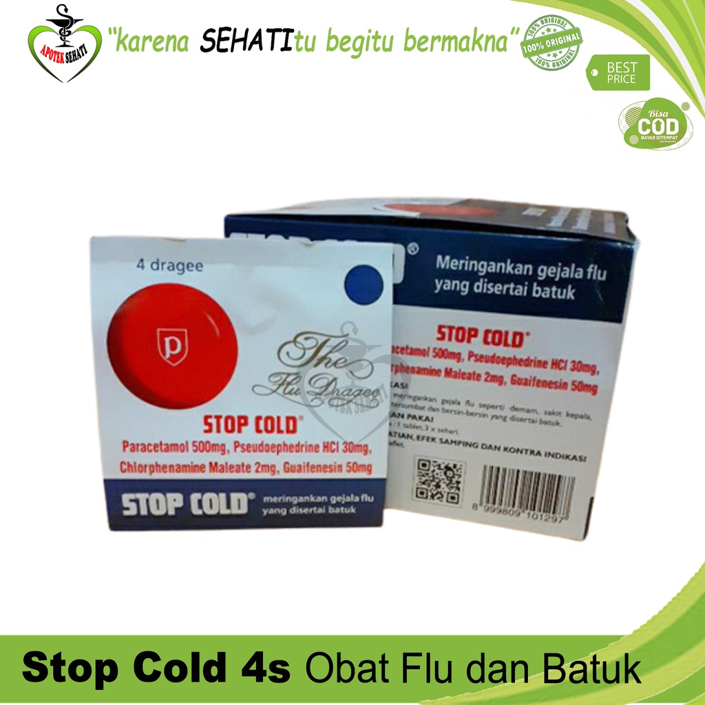 Jual Stop Cold Dragee - Obat Demam Flu Batuk | Shopee Indonesia