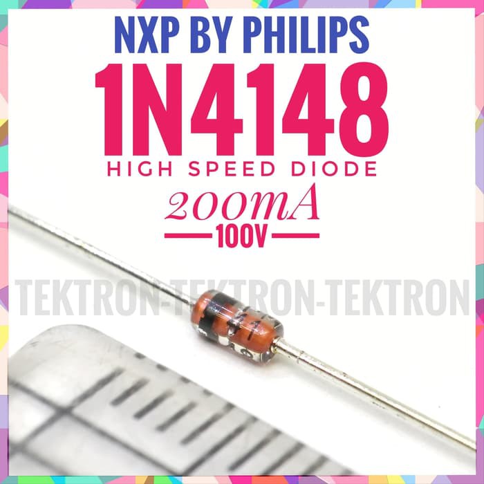 Jual NXP Philips 1N4148 very fast diode 4148 200mA 100V asli original | Shopee Indonesia
