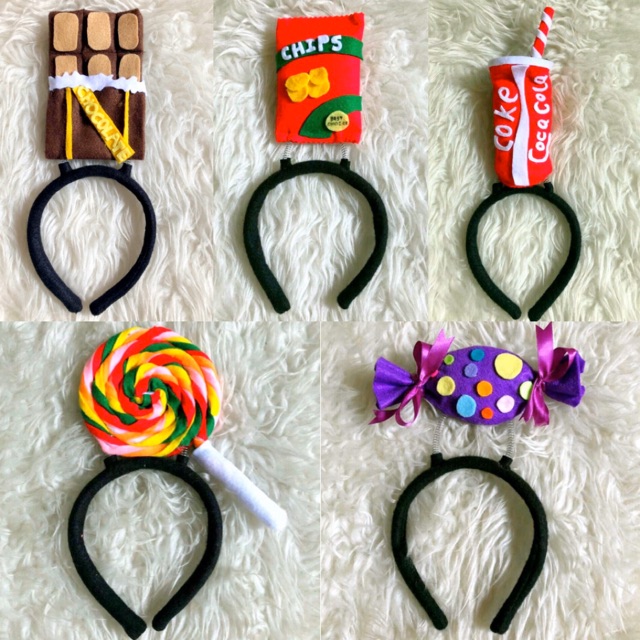 Jual Bando Lolipop Kostum Candy Cosplay Chips Kostum Permen Aksesoris ...