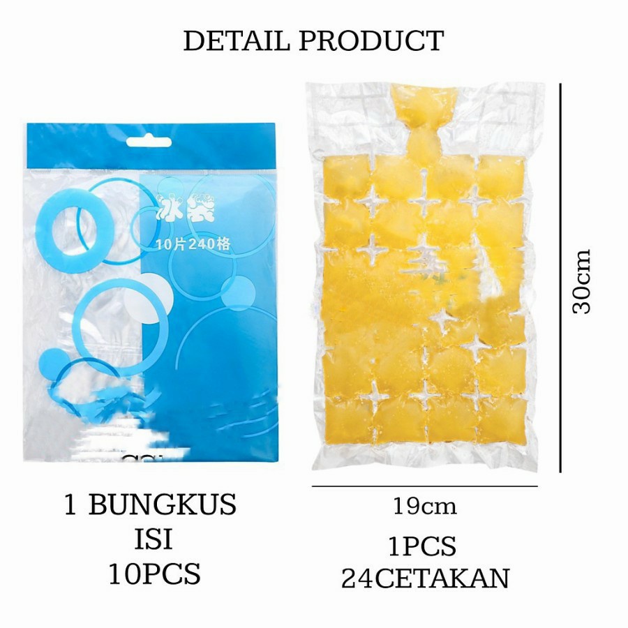Jual Kantong Plastik Es Beku Cetakan Es Batu | Shopee Indonesia