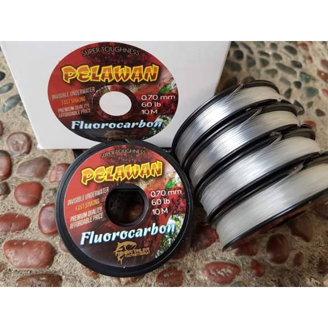 Jual Pelawan Fluorocarbon 60 lbs 10 m | Shopee Indonesia