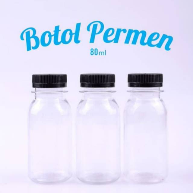 Jual Botol 80ml / botol permen / botol parfum / botol cair | Shopee ...