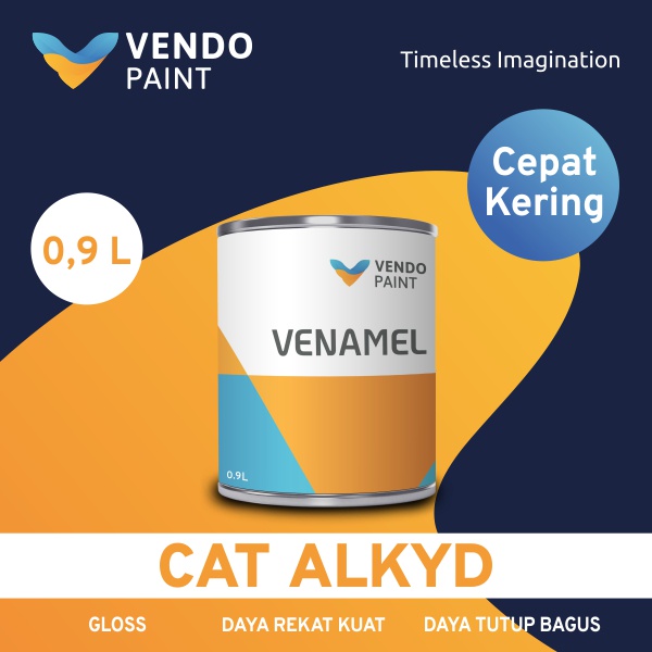 Jual Vendopaint Cat Kayu dan Besi Venamel 0.9 L - Cepat Kering | Shopee ...