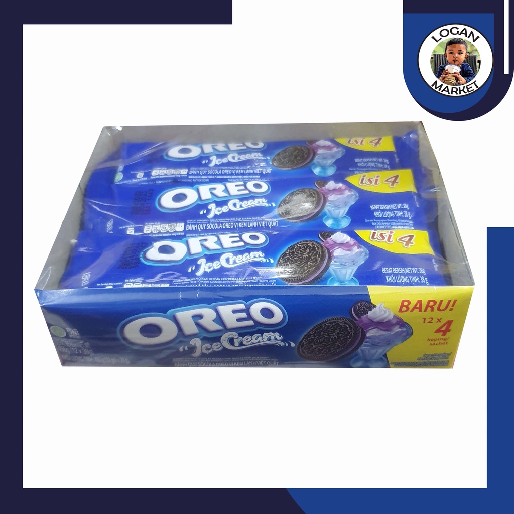 Jual Oreo Box Vanilla Vanila Original Isi 12 Pack Pcs Sachet 12Pack ...