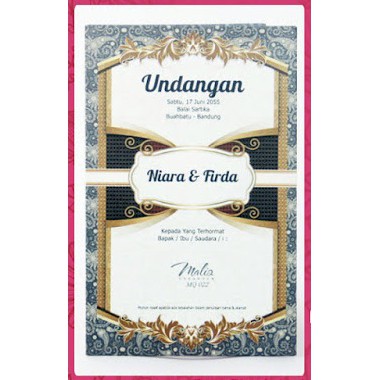 Jual UNDANGAN MALIQ 022 | Shopee Indonesia