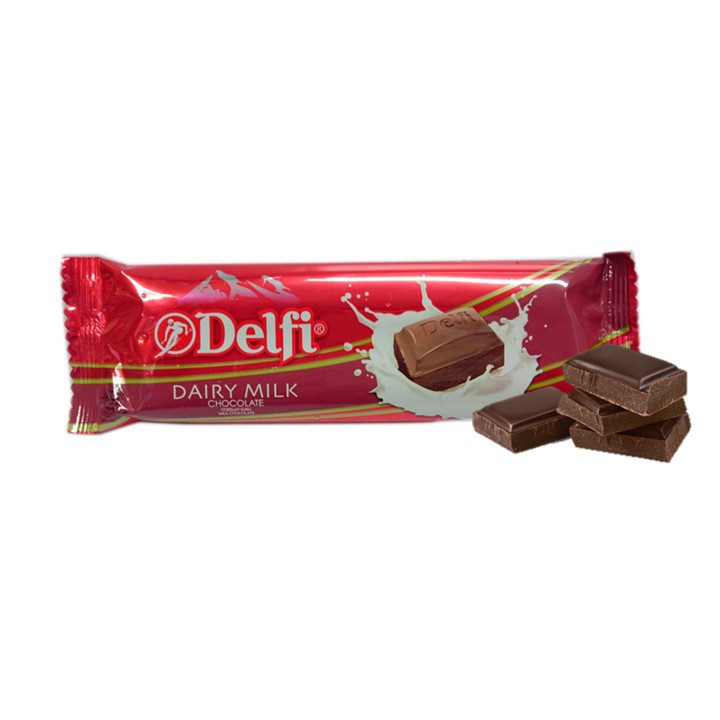 Jual COKELAT COKLAT DELFI DAIRY MILK CHOCOLATE (ORIGINAL) 55 GRAM ...