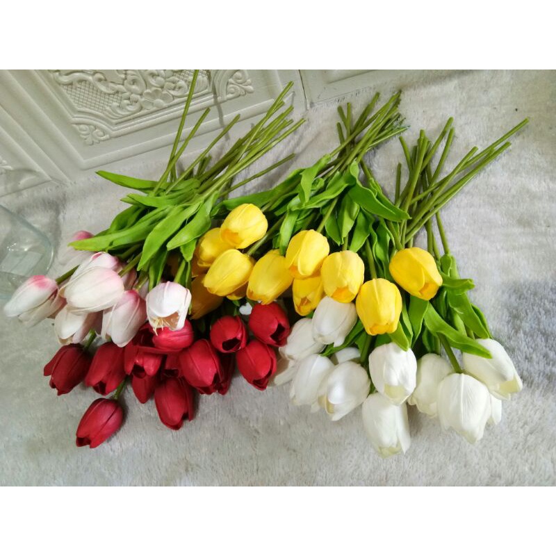 Jual Bunga Tulip latex pertangkai | Shopee Indonesia
