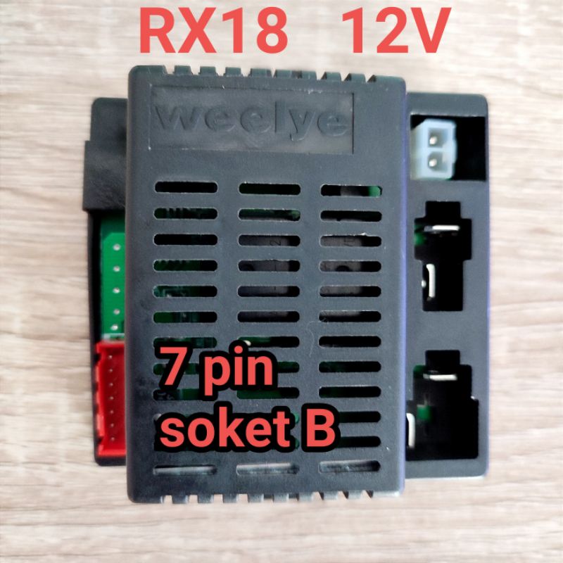 Jual RECEIVER WEELYE RX18 12V 7PIN SOKET B MOBILAN AKI MODUL IC ...
