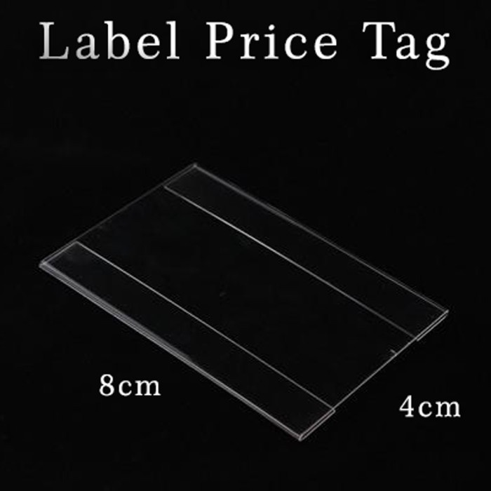 Jual Label Nama Akrilik - Acrylic Price Name Tag - 4cm x 8cm | Shopee ...