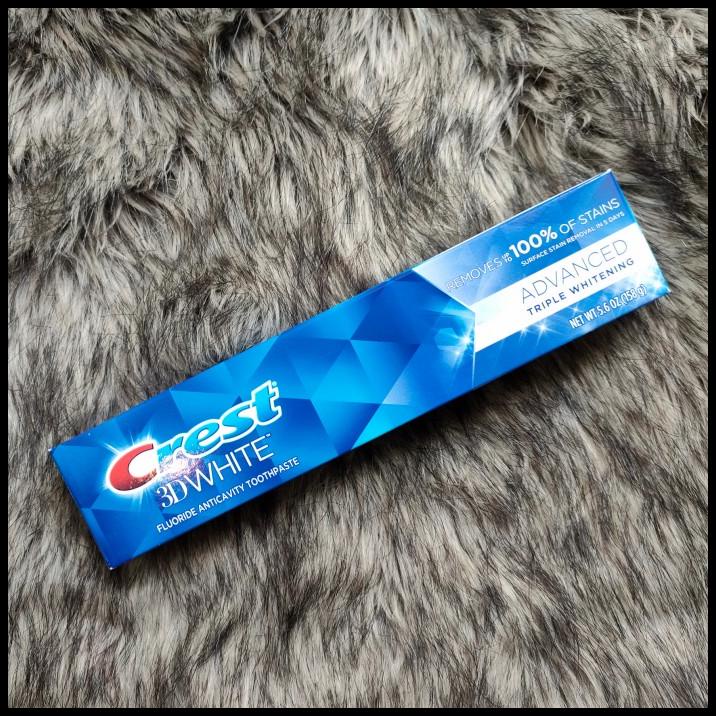 Jual Crest 3D White Advanced Triple Whitening Toothpaste 158G / Pasta Gigi | Shopee Indonesia