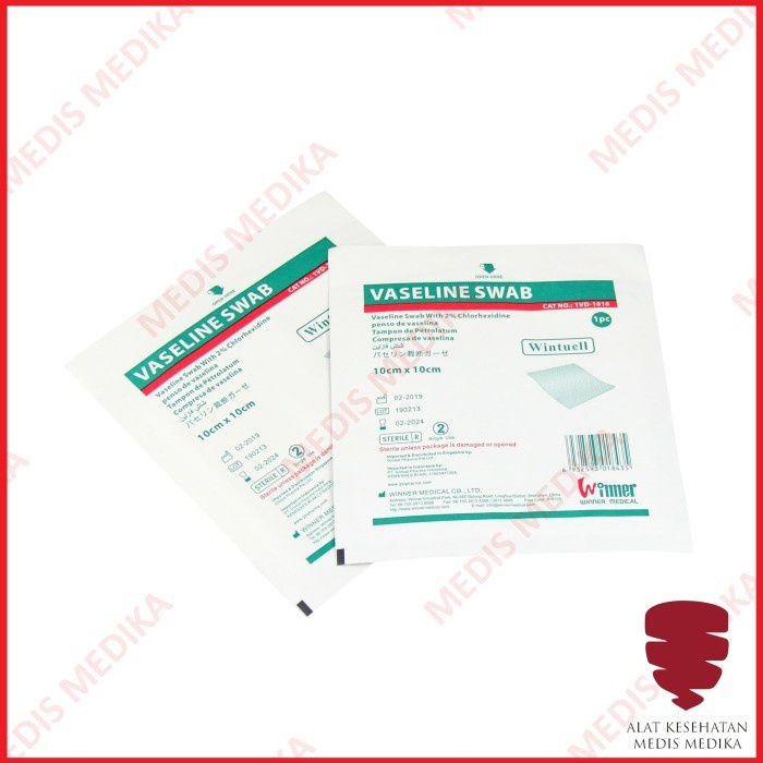 Jual Vaselin swab 10 x 10 cm Kasa Luka Supratul Daryantul Lomatul ...