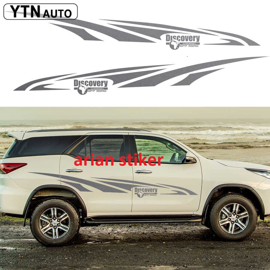 Jual Stiker Cutting Discovery Channel Off Road Striping Body Samping ...