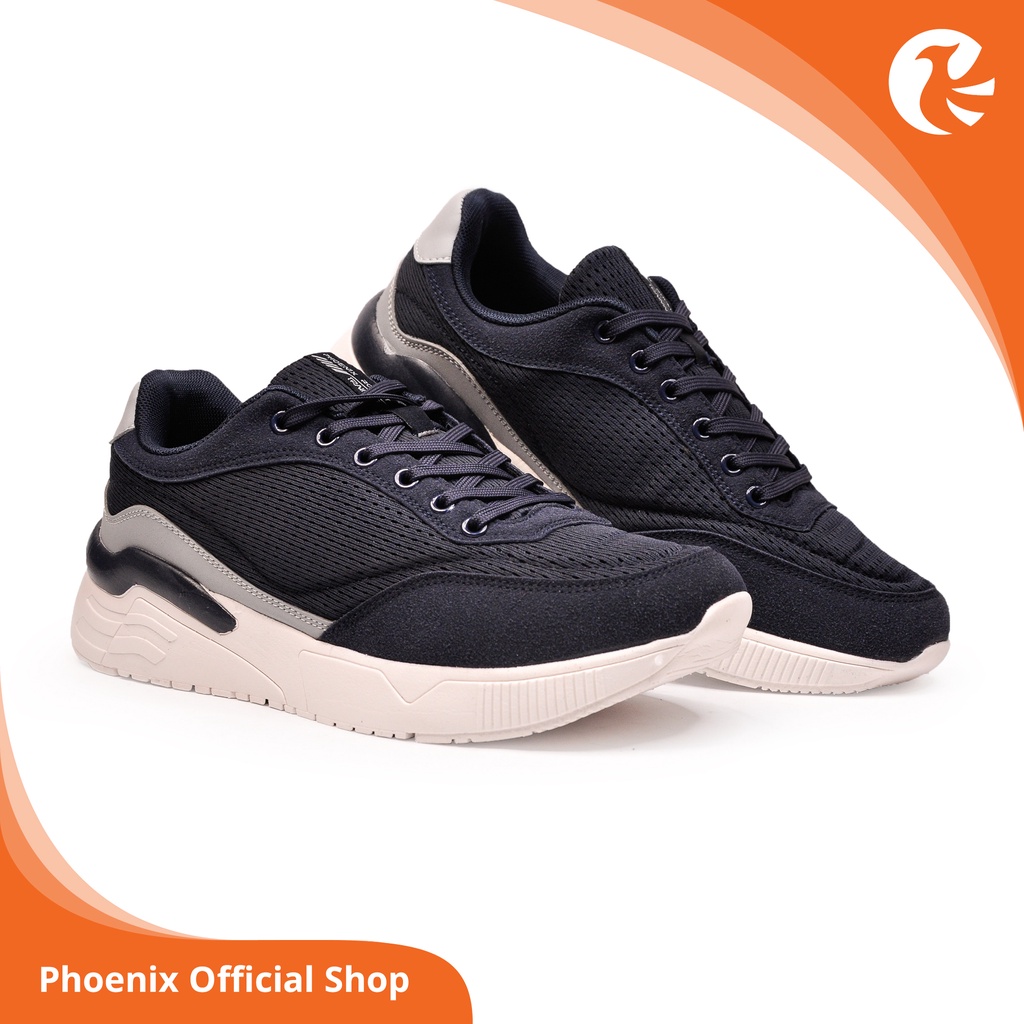 Jual Phoenix Official - Sepatu Sneakers Pria - Juno Navy | Shopee Indonesia