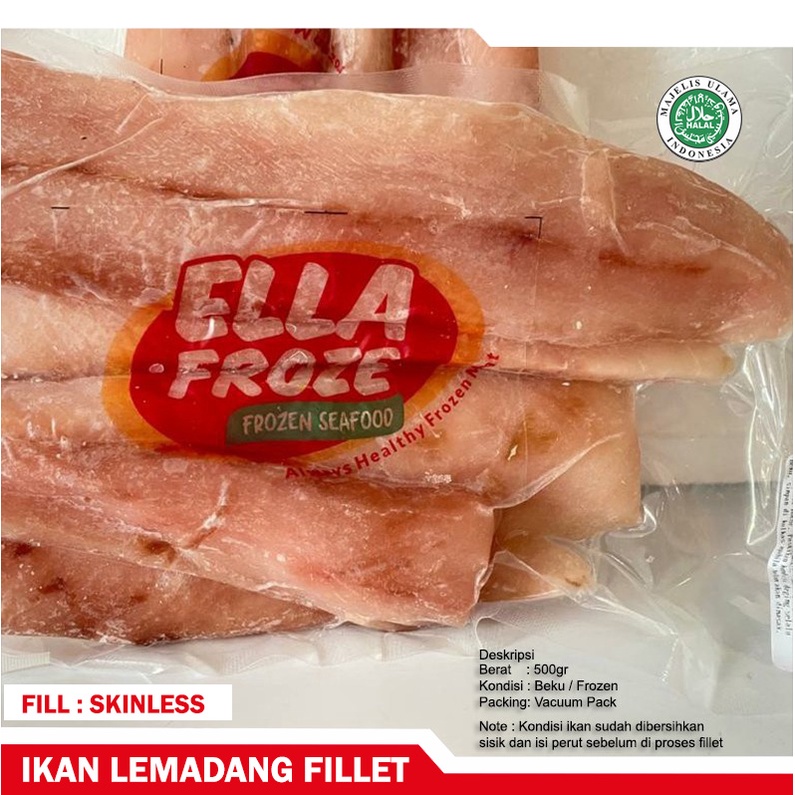 Jual Ikan Lemadang Fillet 1/2 kg | Shopee Indonesia